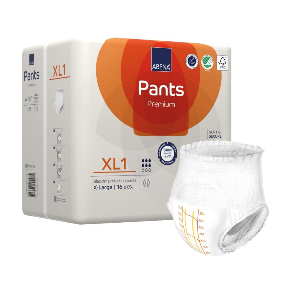 Abena Pants Premium Windelhosen Gr. XL1 - 16 Stück – Medi-Inn